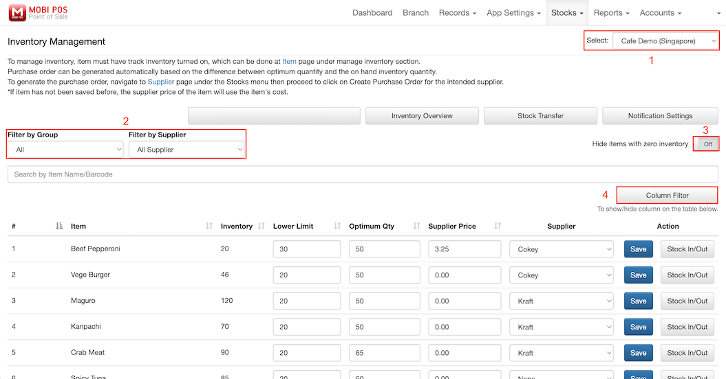 CloudSync Inventory Management | MobiPOS