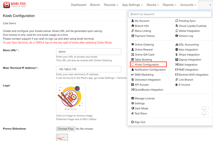 Kiosk General Info | MobiPOS