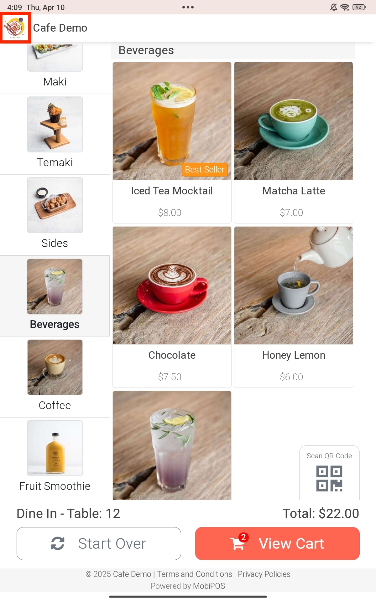 Kiosk User Guide | MobiPOS