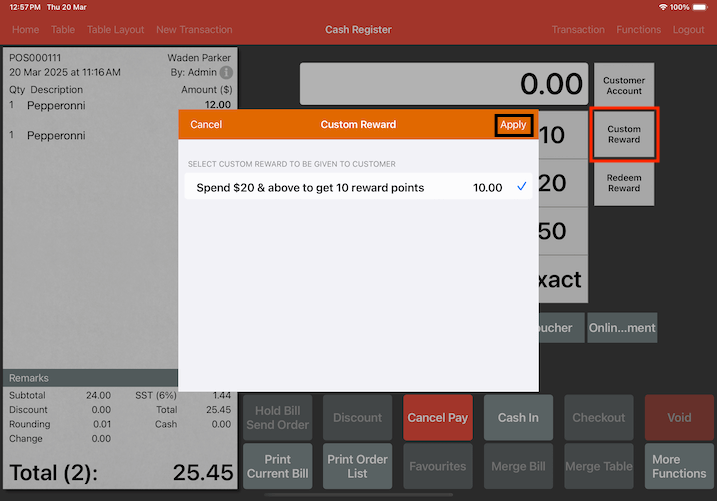 Rewards Loyalty | MobiPOS