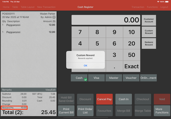 Rewards Loyalty | MobiPOS