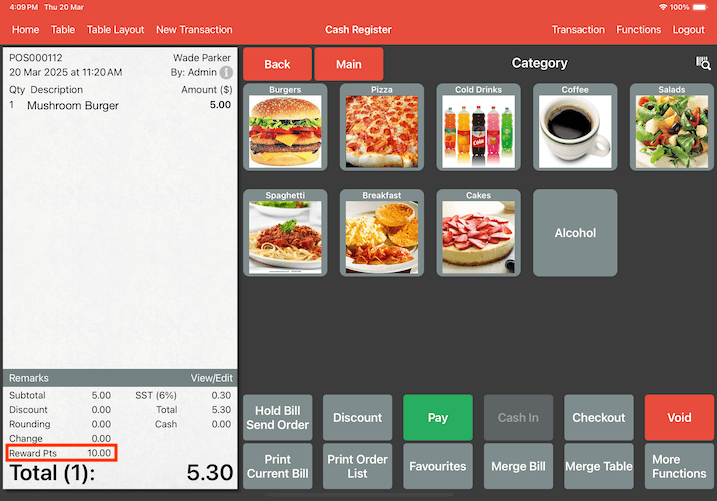 Rewards Loyalty | MobiPOS